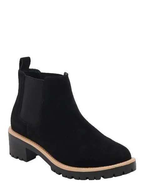 Blondo Mayes Waterproof Chelsea Boot - Black Sude