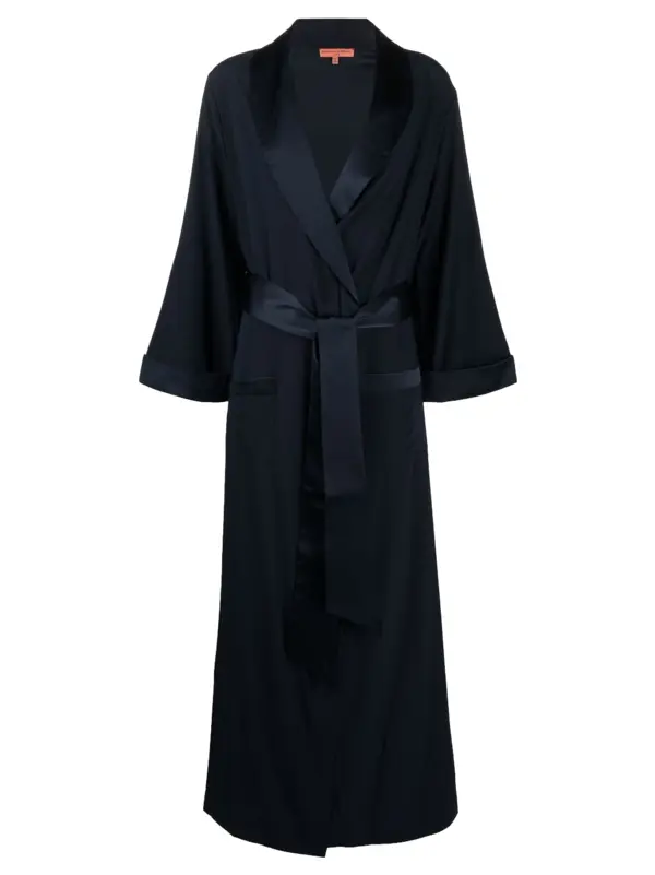 Ermanno Scervino Robe-style Maxi Dress - Blue