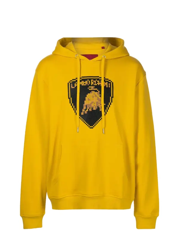 MOSTLY HEARD RARELY SEEN Raging Bull-print Hoodie - Yellow