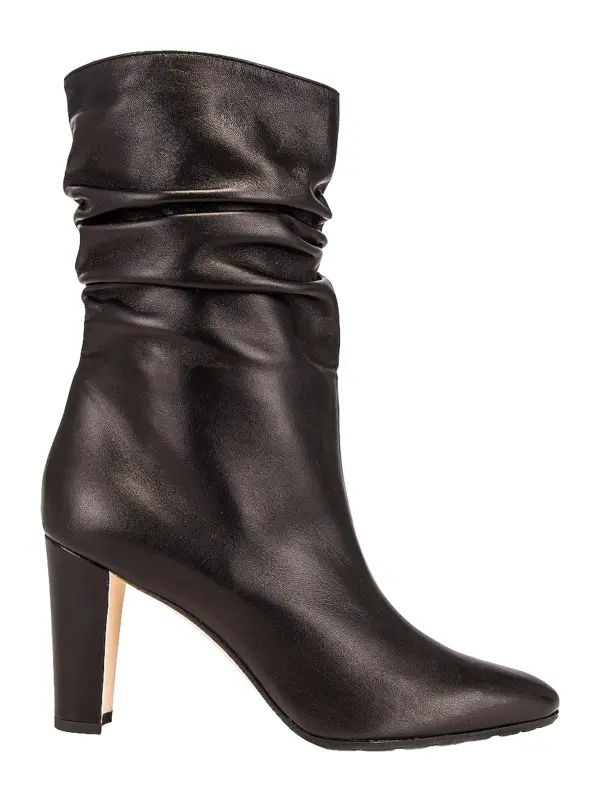 Manolo Blahnik Calasso 90 Nappa Boots - Black
