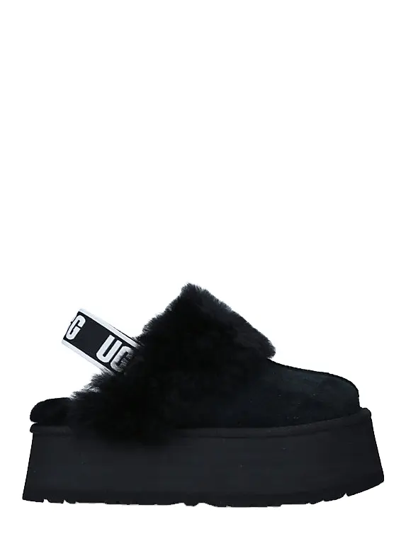 UGG Funkette Platform Slippers - Black
