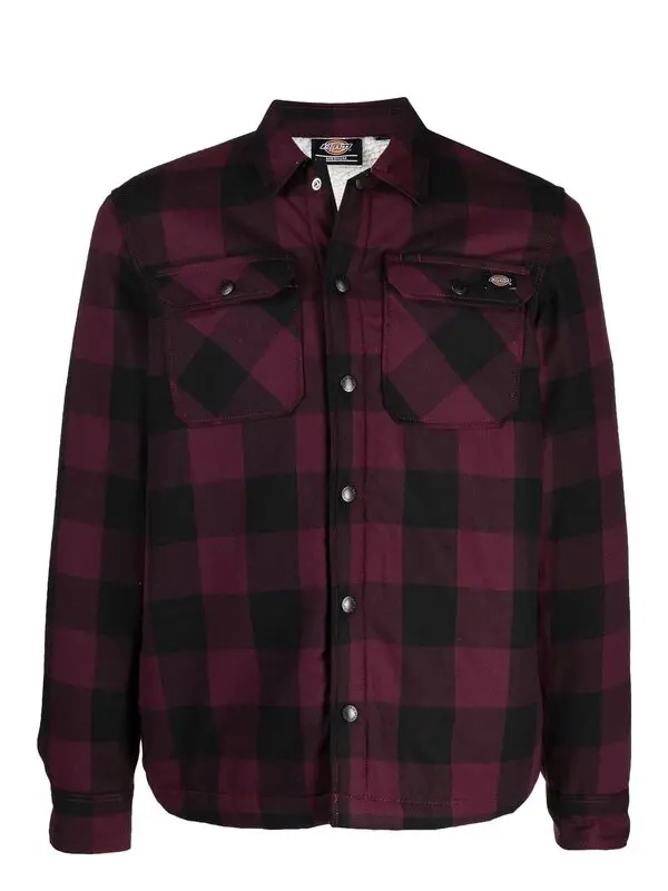 Dickies Sacramento Check-pattern Sherpa-lined Jacket - Black
