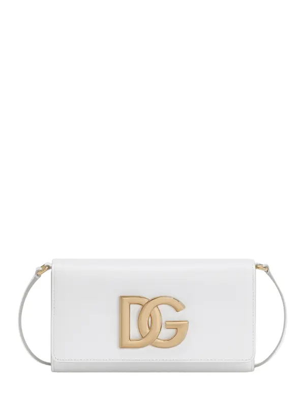 Dolce & Gabbana 3.5 Calfskin Clutch - White