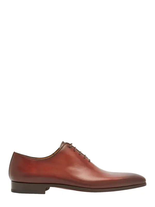 Magnanni Cruz Leather Oxfords - Cognac