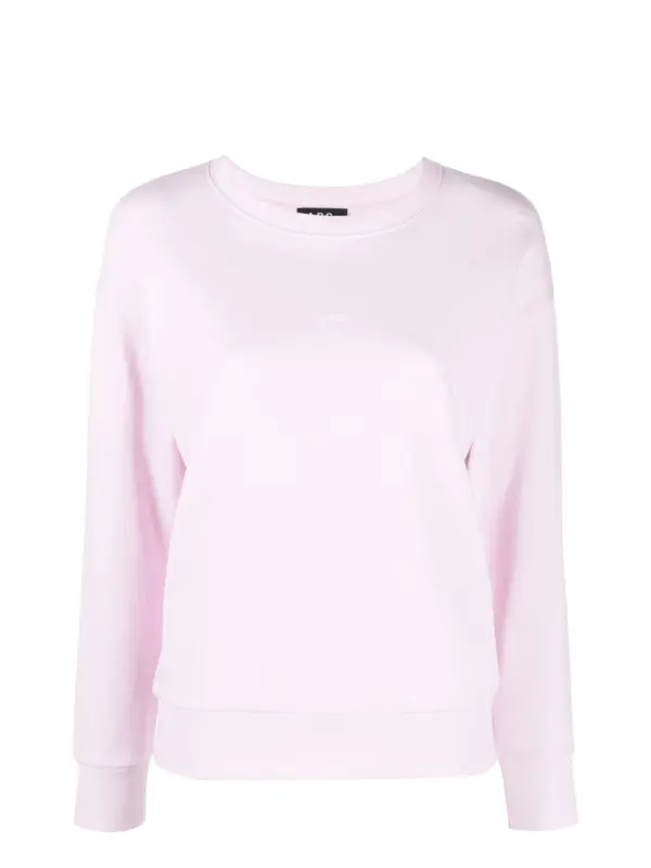 A.p.c. Annie Crew Neck Sweatshirt - Pink