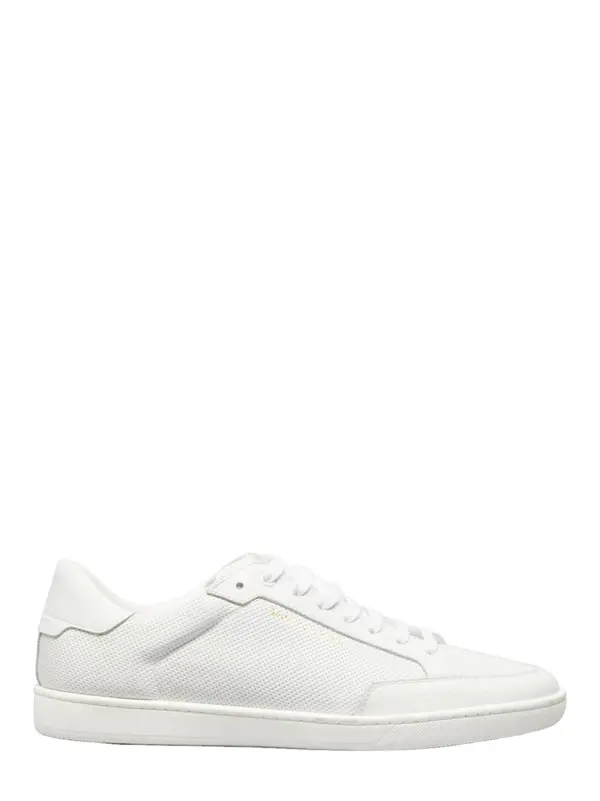 Saint Laurent Sl/06 Leather Sneakers - Optic White