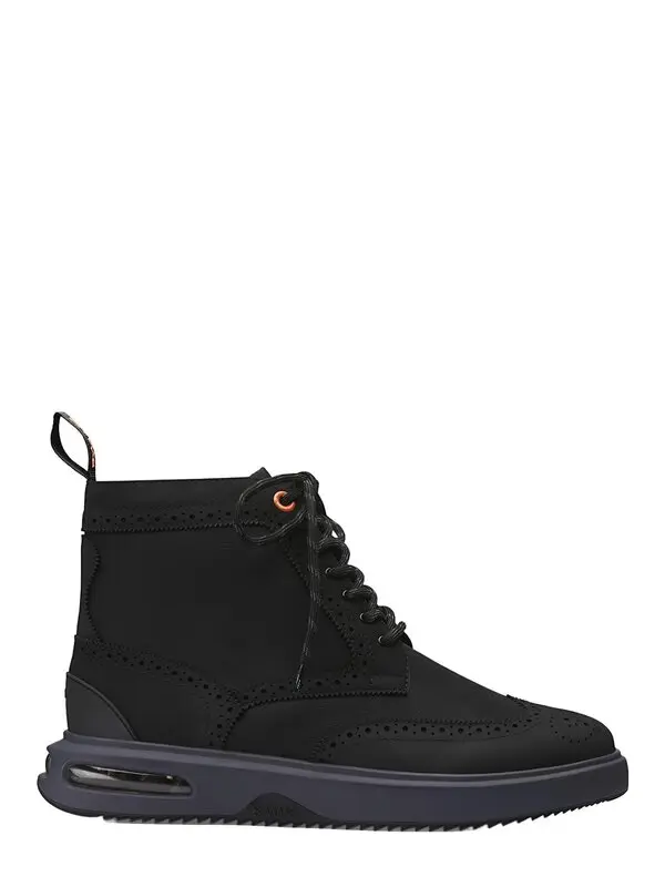 Swims Charles Hybrid Brogue Boots - Black/grey