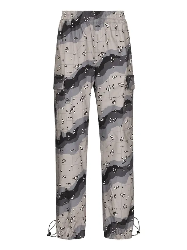 BILLIONAIRE BOYS CLUB Camouflage-print Cargo Trousers - Brown
