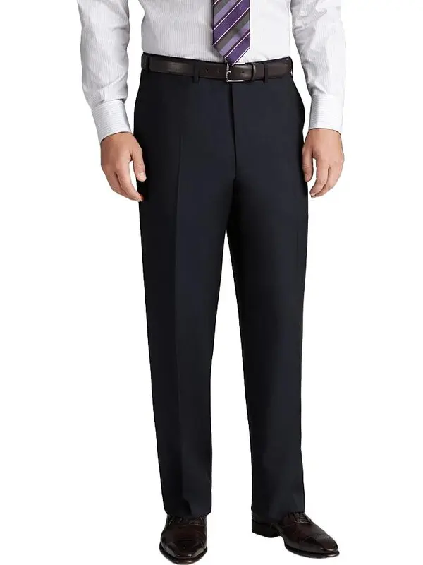 Canali Classic Fit Trousers - Navy