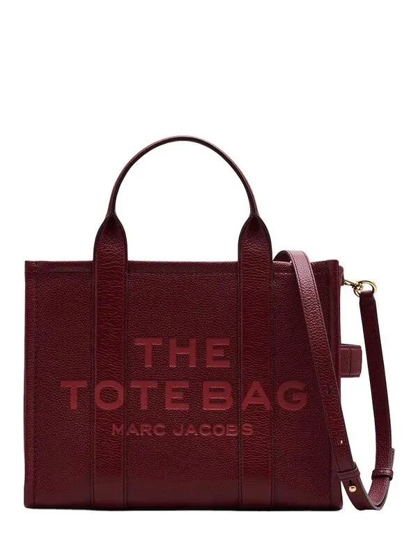 Marc Jacobs Leather Tote Bag - Cherry