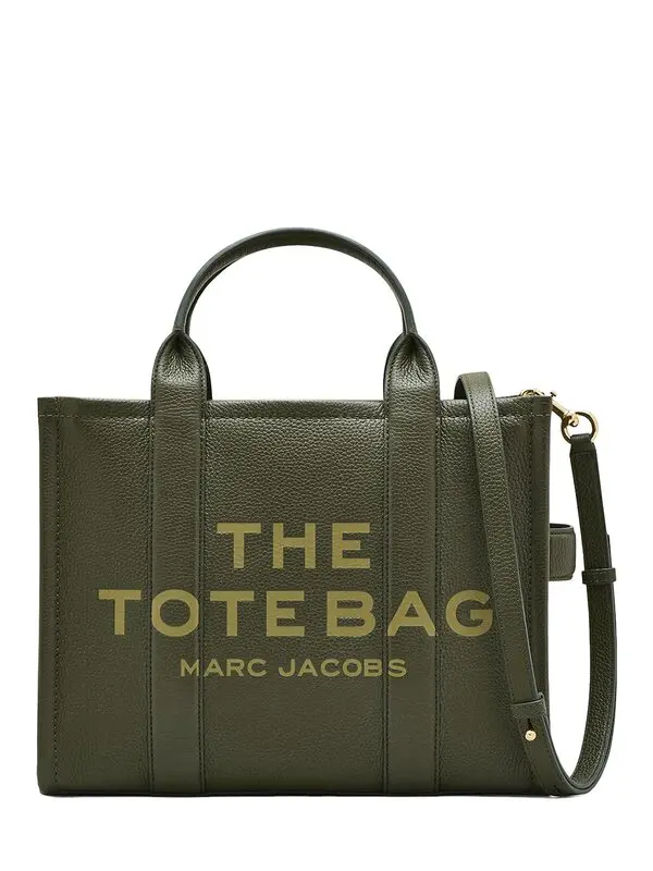 Marc Jacobs Leather Tote Bag - Forest