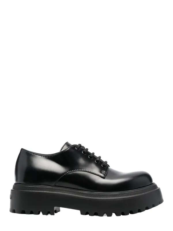 LE SILLA Ranger Lace-up Brogues - Black