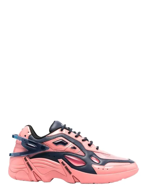 Raf Simons Multi-panel Lace-up Sneakers - Pink