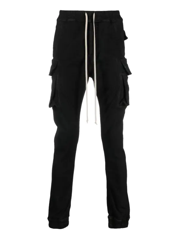 Rick Owens Drawstring Skinny Trousers - Black