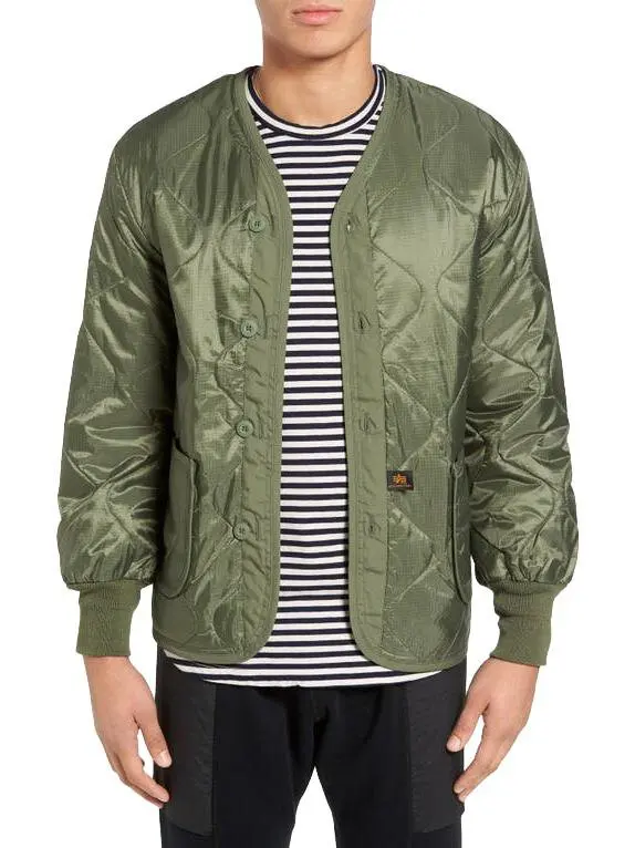 Alpha Industries Als/92 Liner Jacket - Olive Green