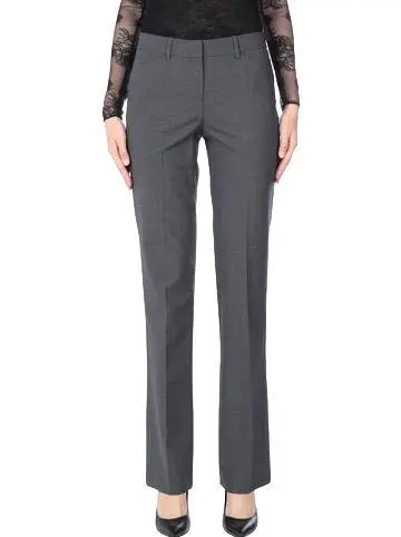 Theory Straight-leg Wool-blend Pants - Grey
