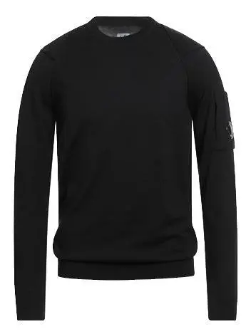 C.P. COMPANY Cotton Sweater - Black