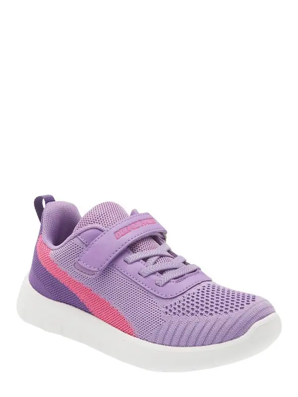 DREAM PAIRS Knit Low Top Sneaker - Purple/fuchsia