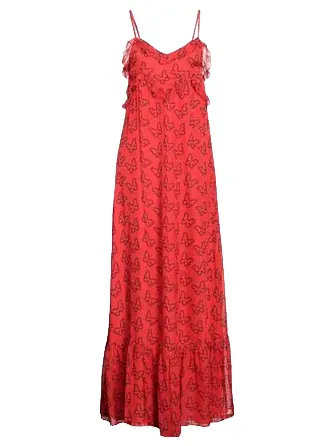 BLUGIRL Maxi Slip Dress - Red