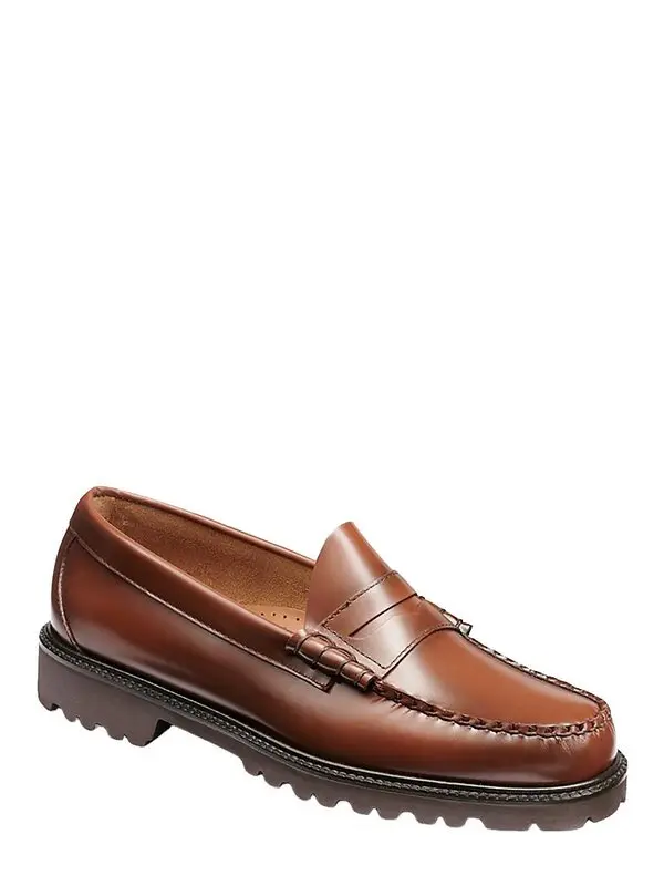 G.H.BASS G.h. Bass Larson Lug Penny Loafers - Whiskey