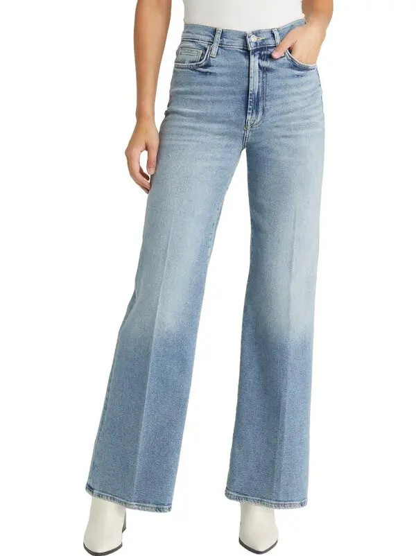 7 For All Mankind Jo Ultra High Rise Wide Leg Jeans - Must