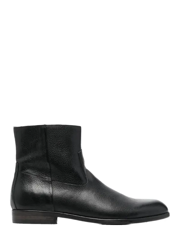 BOTTERO Zipped Ankle Boots - Black
