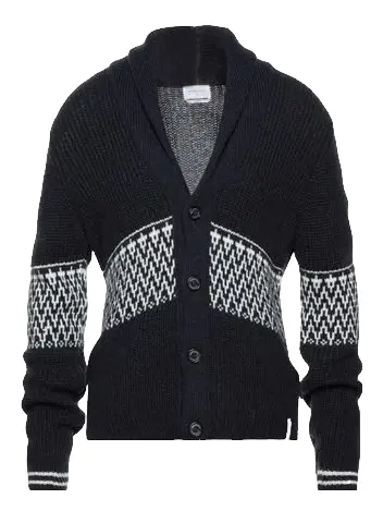 BROOKSFIELD Cardigan In Multicolor Pattern - Blue