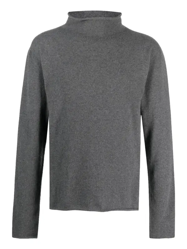 JIL SANDER Cashmere Knit Roll-neck Jumper - Grey