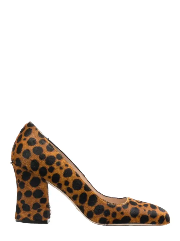STUART WEITZMAN Leopard-print Pumps - Brown