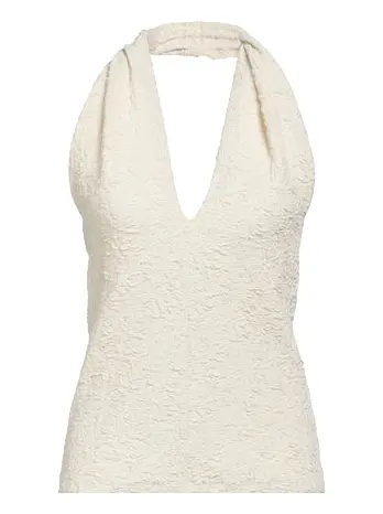 MSGM Halterneck Sleeveless Top - Beige