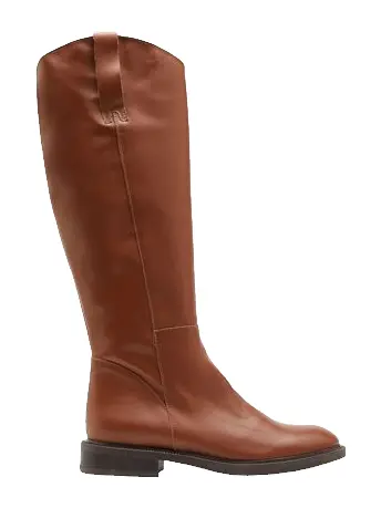 LEONARDO PRINCIPI Calfskin Boots - Brown