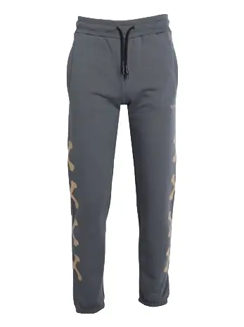 PHOBIA ARCHIVE Pants With Beige Cross Bones Pants Size Cotton - Grey