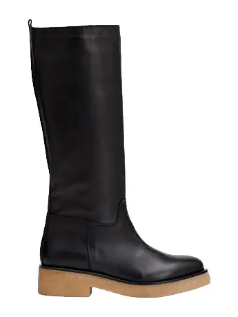 LEONARDO PRINCIPI Calfskin Boots - Black