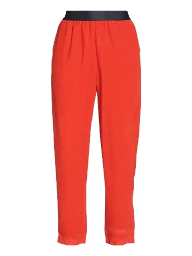 MYTHS Tapered Corduroy Trousers - Red