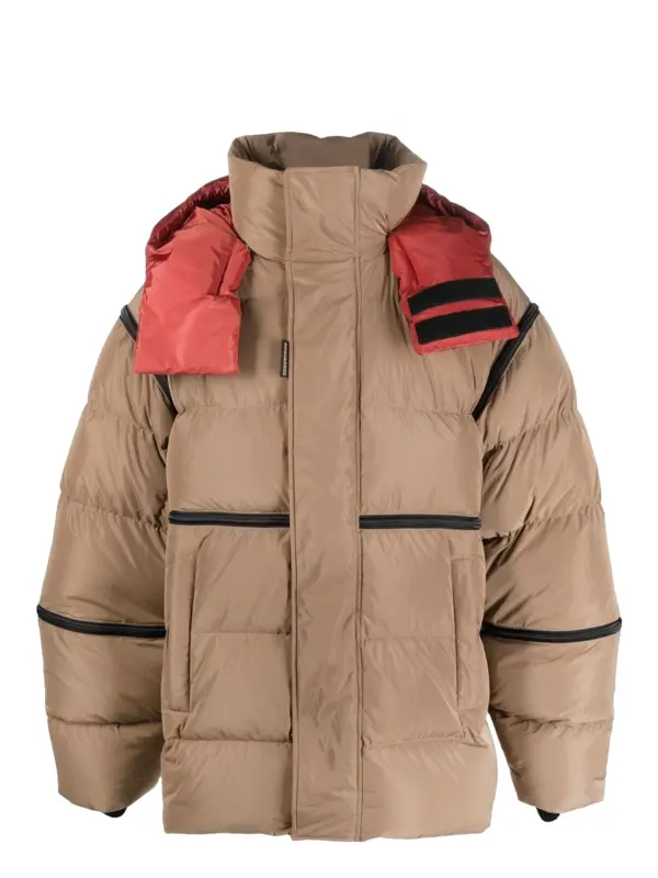 Dsquared2 Padded Panel Coat - Brown