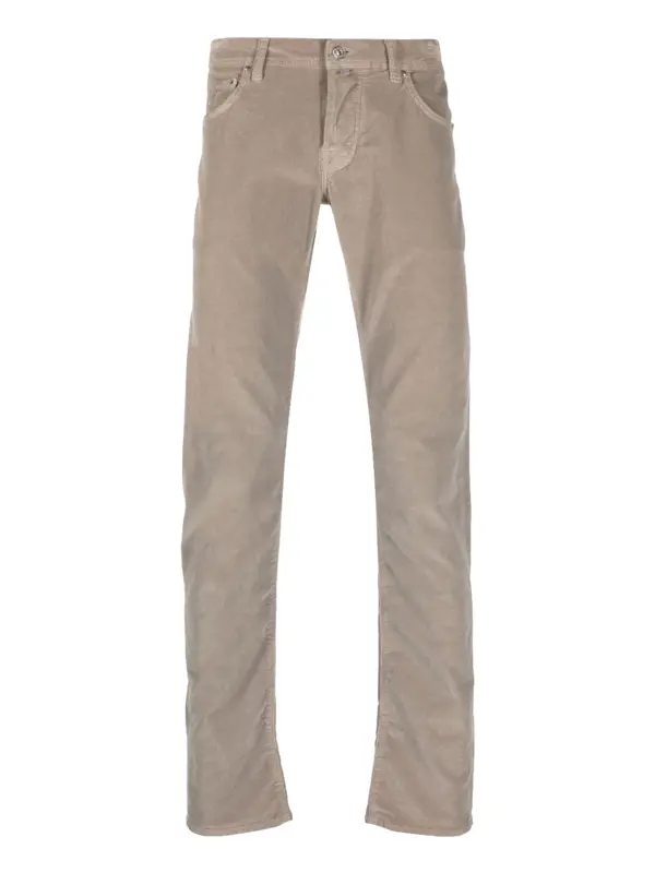 Jacob Cohen Corduroy Slim-fit Trousers - Brown