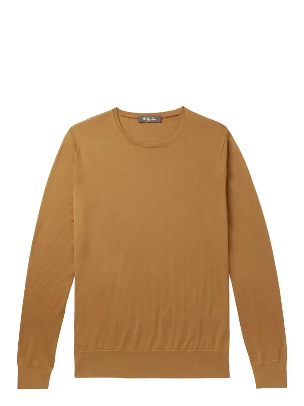 Loro Piana Wish® Virgin Wool Sweater - Brown