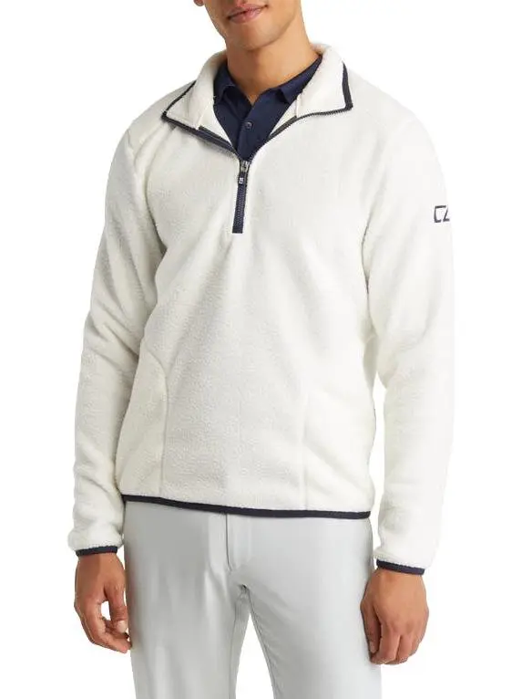 Cutter & Buck Cascade Fleece Pullover - Shell/navy Blue