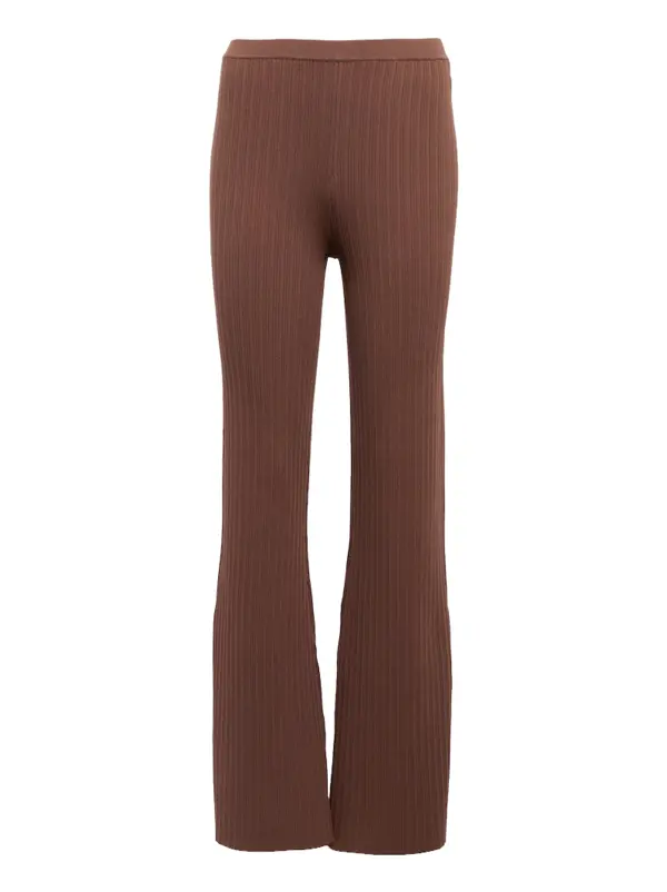 Sir The Label Sylvie Ribbed Pants - Brown
