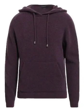 DANIELE FIESOLI Medium-weight Knit Hoodie - Purple