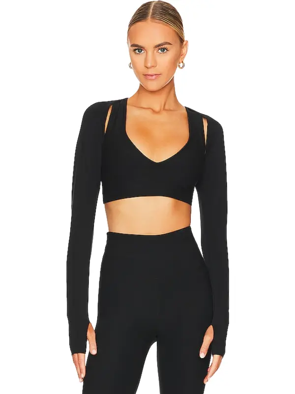 Year Of Ours Stretch Shrug - Black
