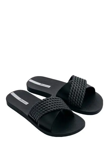 Ipanema Street Ii Slide Sandal - Black/black
