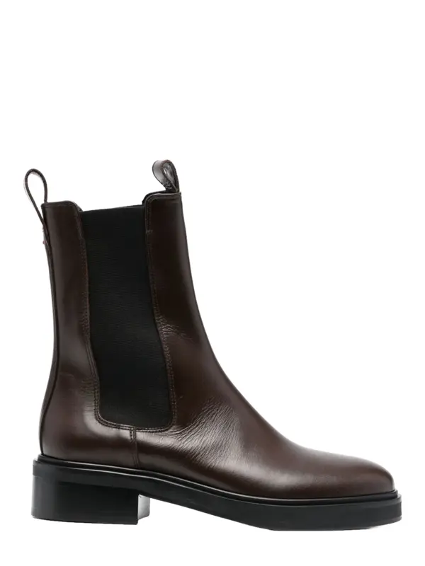 AeydĒ 40mm Leather Boots - Brown