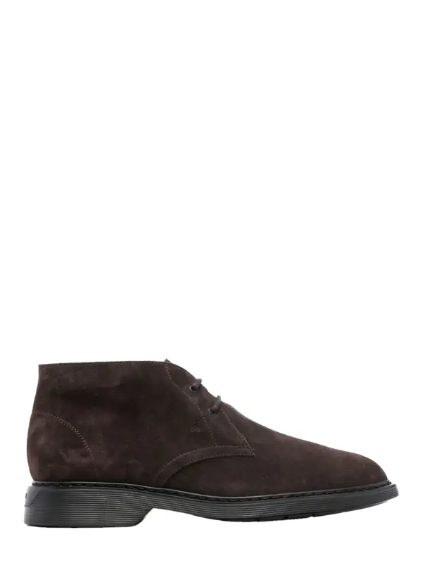 Hogan Suede Desert Boots - Brown