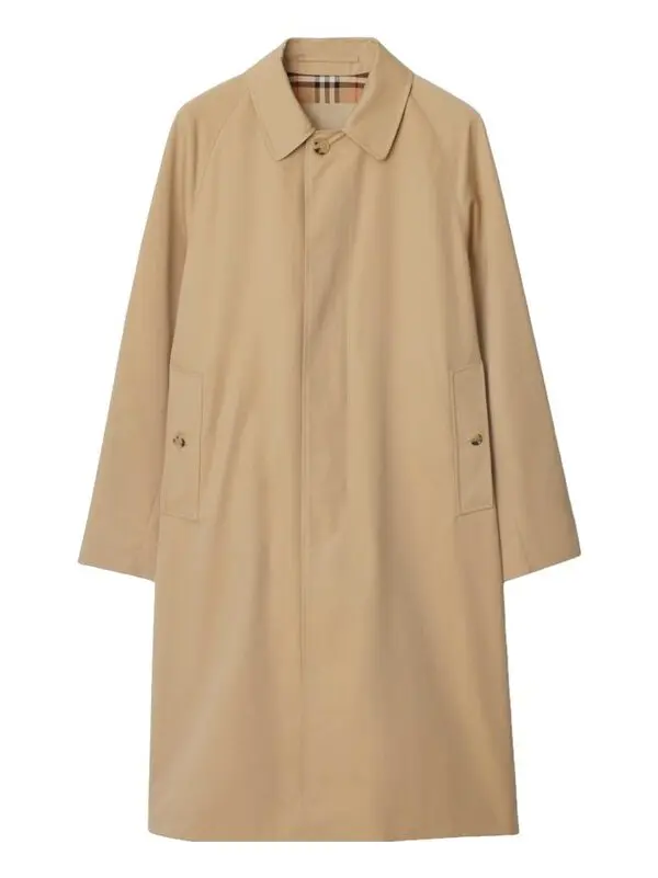 Burberry Long Camden Heritage Car Coat - Honey