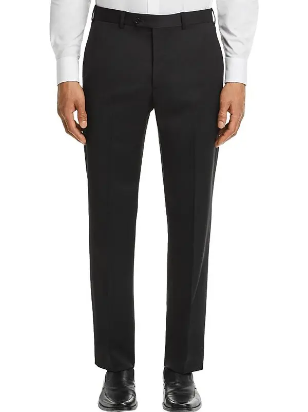 Emporio Armani Tailored Core Classic Fit Trousers - Black