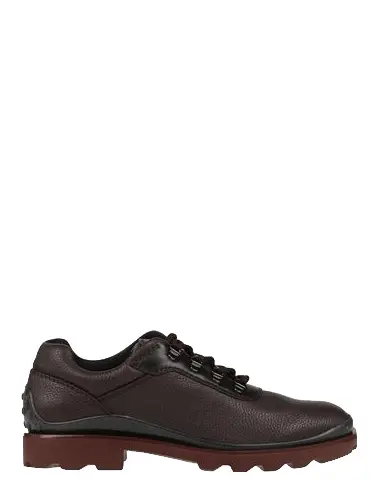 TOD'S Lace-up Shoes In Leather - Brown