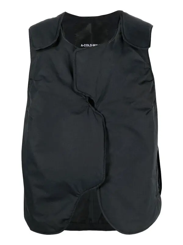 A-COLD-WALL* Asymmetric Gilet - Black