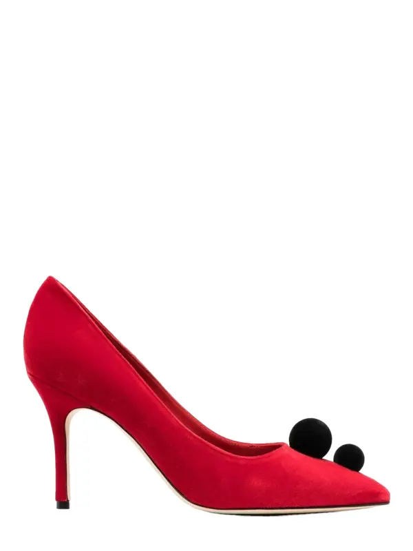 Manolo Blahnik Piera 100mm Pumps - Red