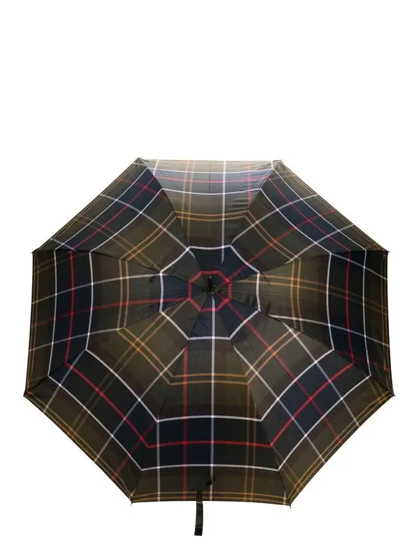 Barbour Tartan-check Umbrella - Green